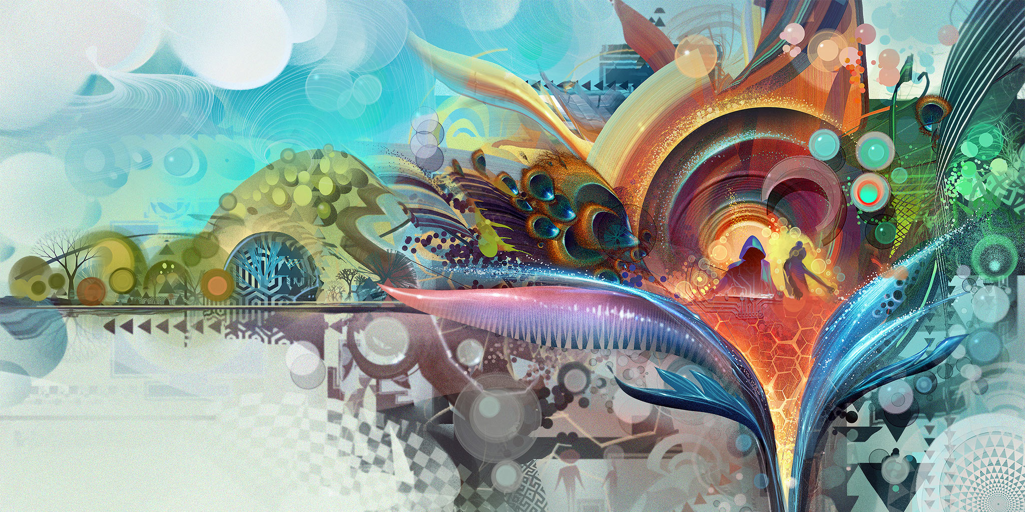 Artwork by Android Jones - The Lucid Planet | The Lucid Planet